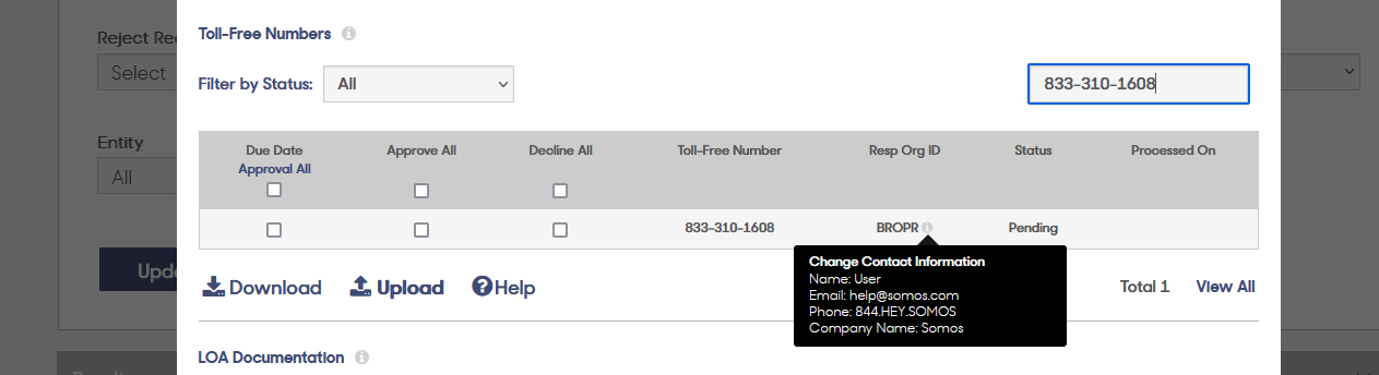 ROC System: How do I View and Process an Incoming ROC Request via the ...