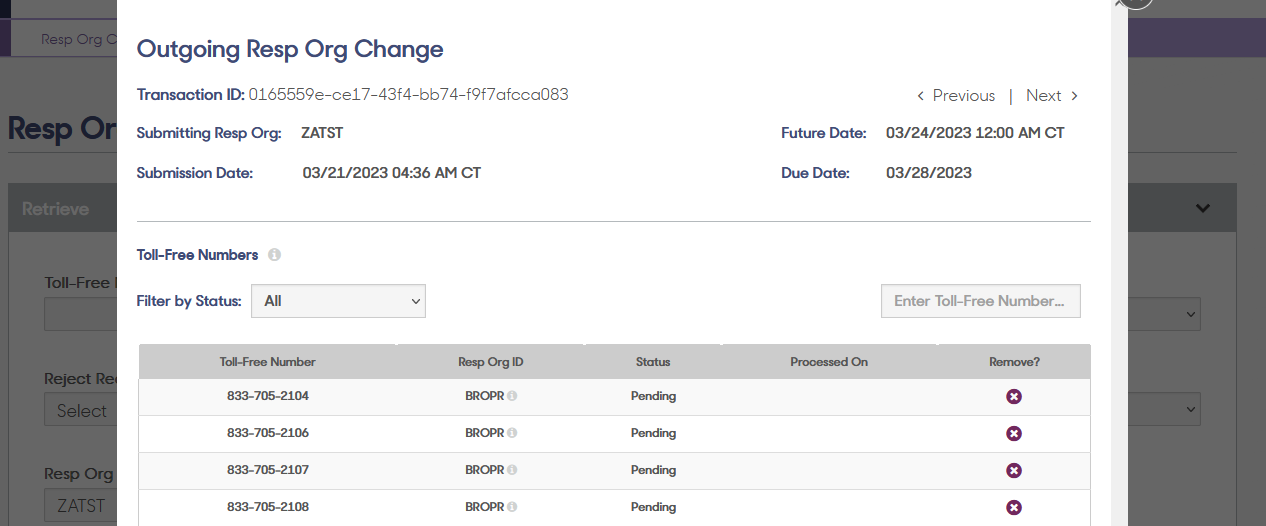 ROC System: How do I View and Process an Outgoing ROC Request via the ...