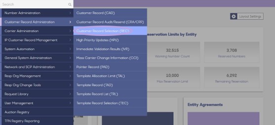 TFNRegistry UI: How do I Access the REC page? – Somos