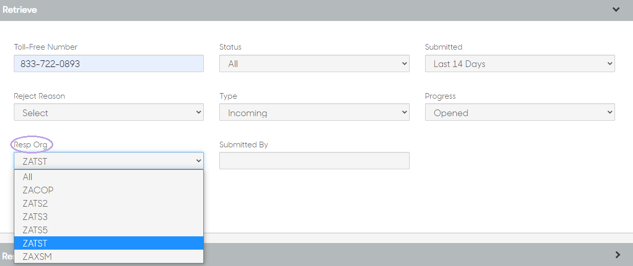ROC System: How do I Search for a Submitted ROC Request via the RSR ...