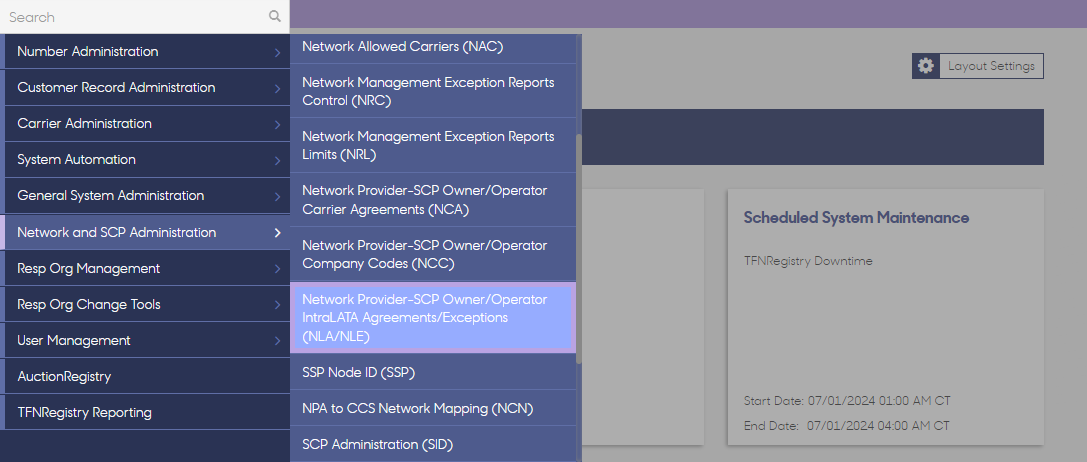 TFNRegistry UI: How do I Access the NLA/NLE Page? – Somos