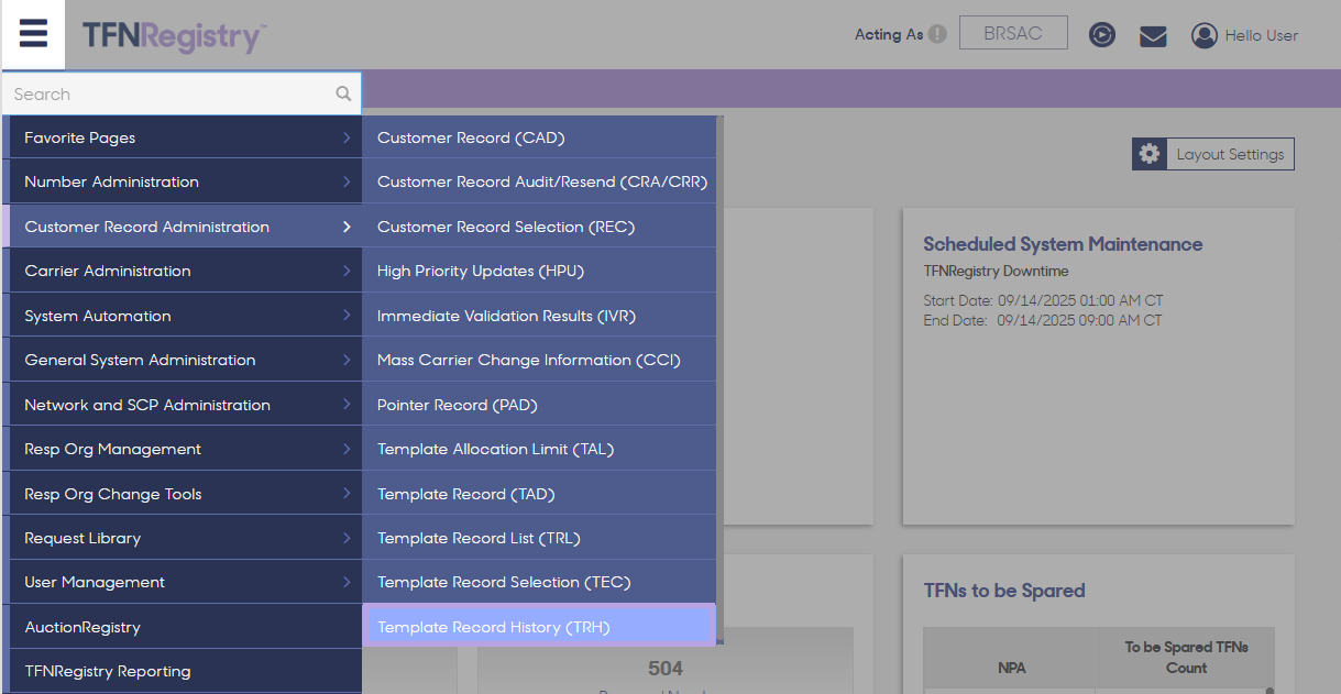 TFNRegistry UI: How do I Access the TRH Page? – Somos
